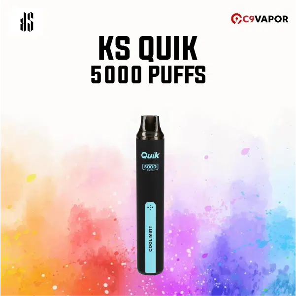 KS Quik 5000 Puffs พอตใช้แล้วทิ้ง 5000 คำ ใช้ง่าย กลิ่นเยอะ